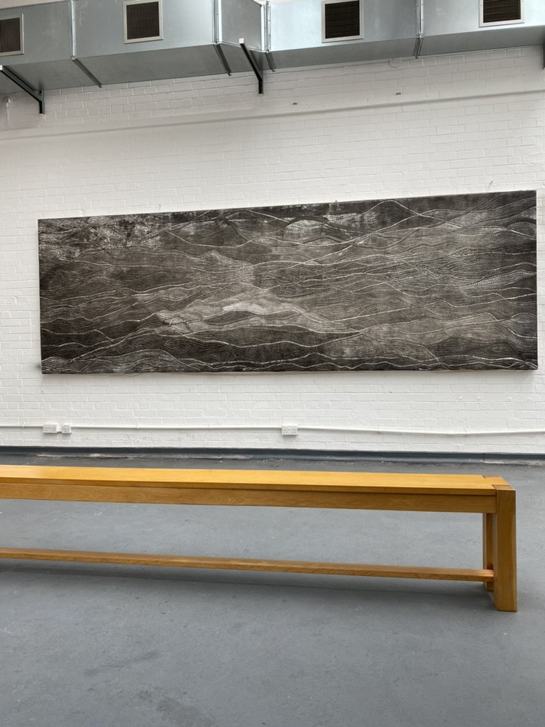 detail Texture of Time, Carbon – Quin de la Mer, Artist